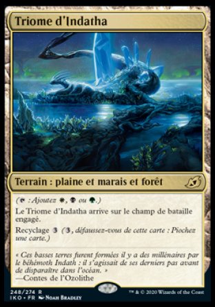 Triome d'Indatha - magic-ville.com