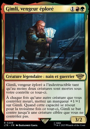 Gimli, vengeur éploré - magic-ville.com