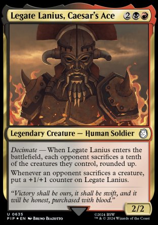 Légat Lanius, champion de Caesar - magic-ville.com